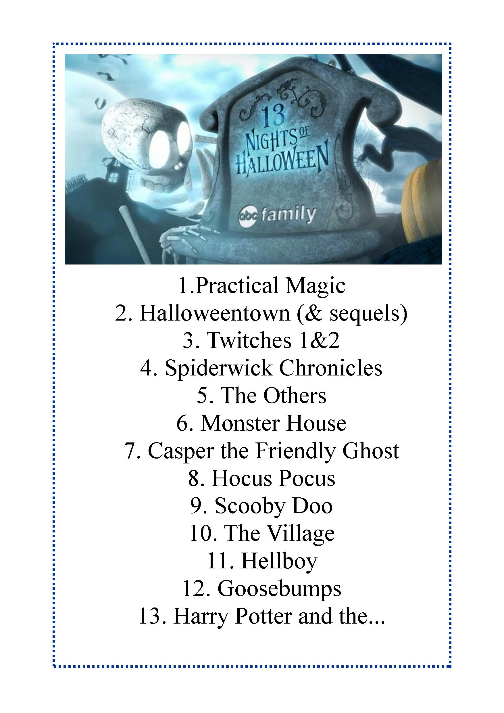 13 Days of Halloween - PrepFord Wife