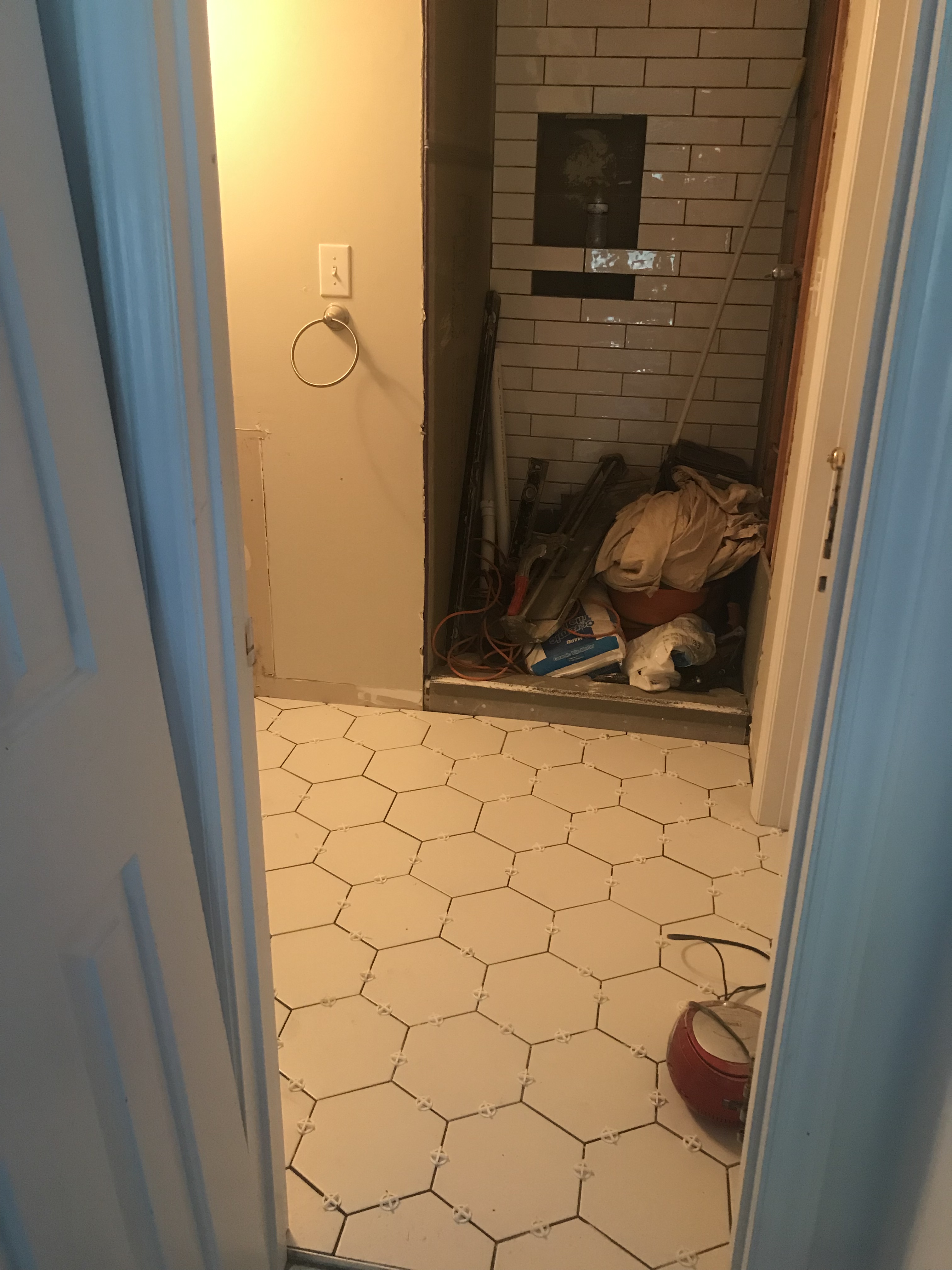 One Room Challenge Week 3: Tile, Camera, Action - PrepFord Wife