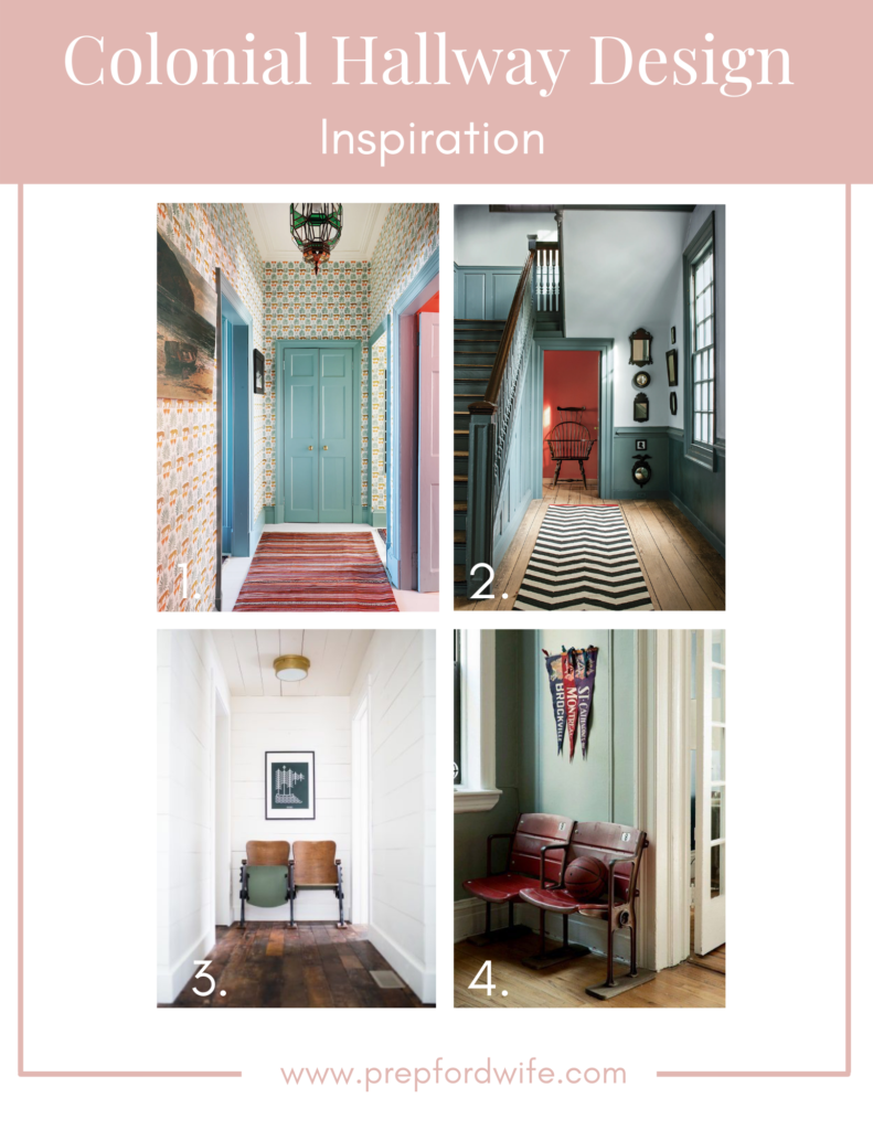 Nautical Colonial Hallway Design - PrepFord Wife